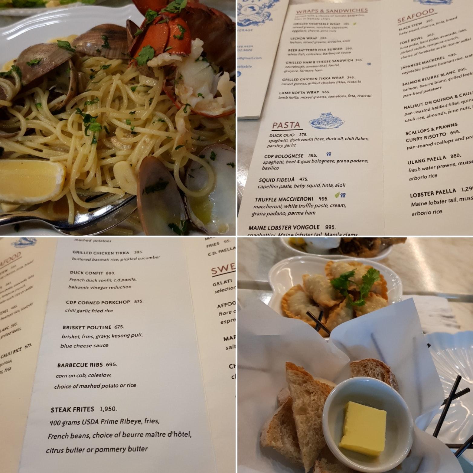 Menu at Global Restaurant, Makati