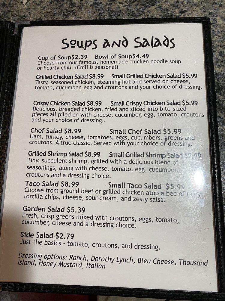 Menu at J D's Country Style Chicken restaurant, Hays