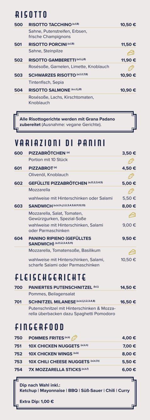 Speisekarte von Pizza-Farm, Uhldingen-Mühlhofen