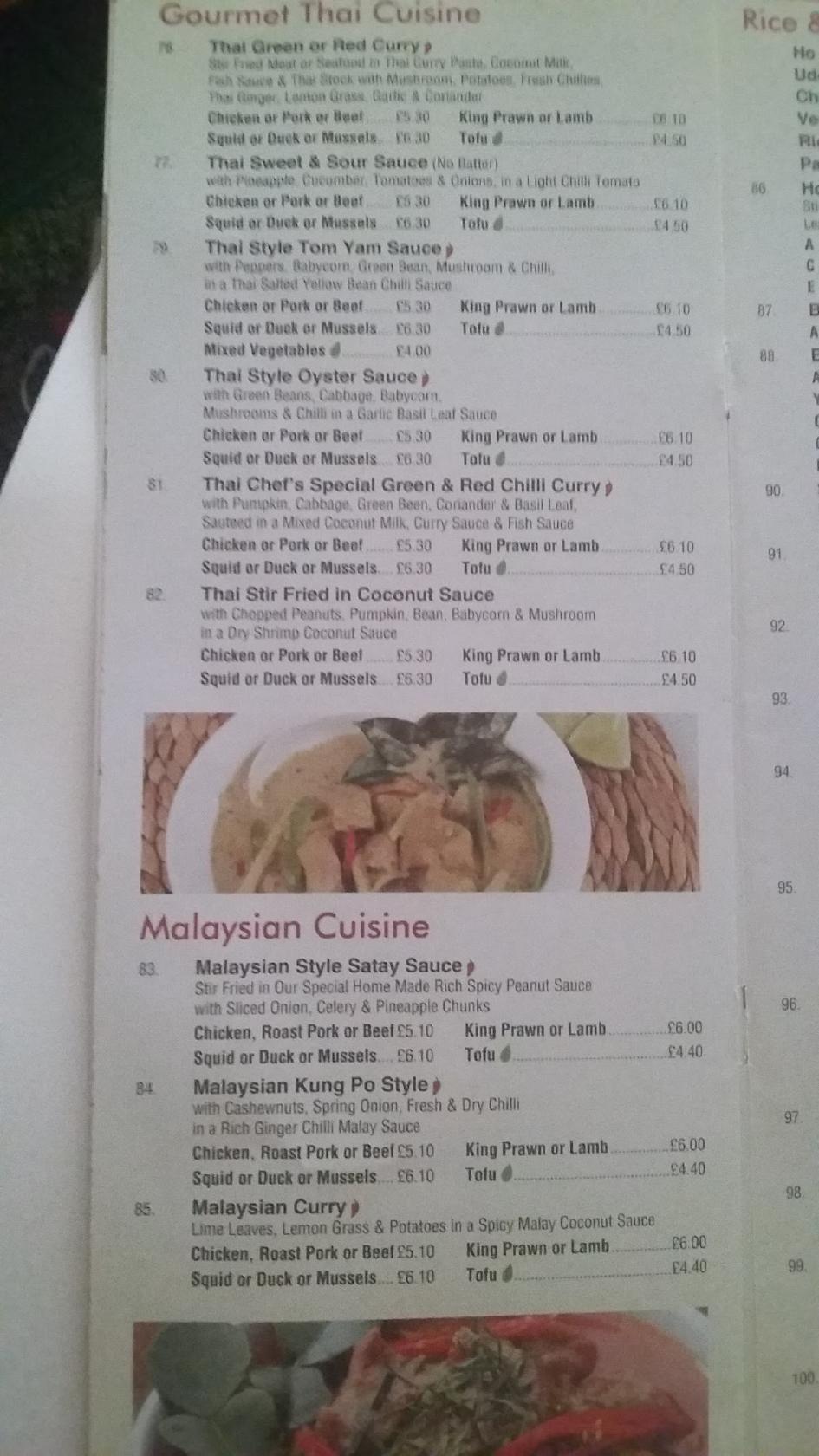 Menu at Badshot Lea Chinese Kitchen fast food, Farnham