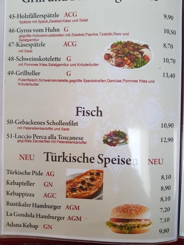 Menu at Melis Lounge (Pizzeria, Kegelbahnen), Austria