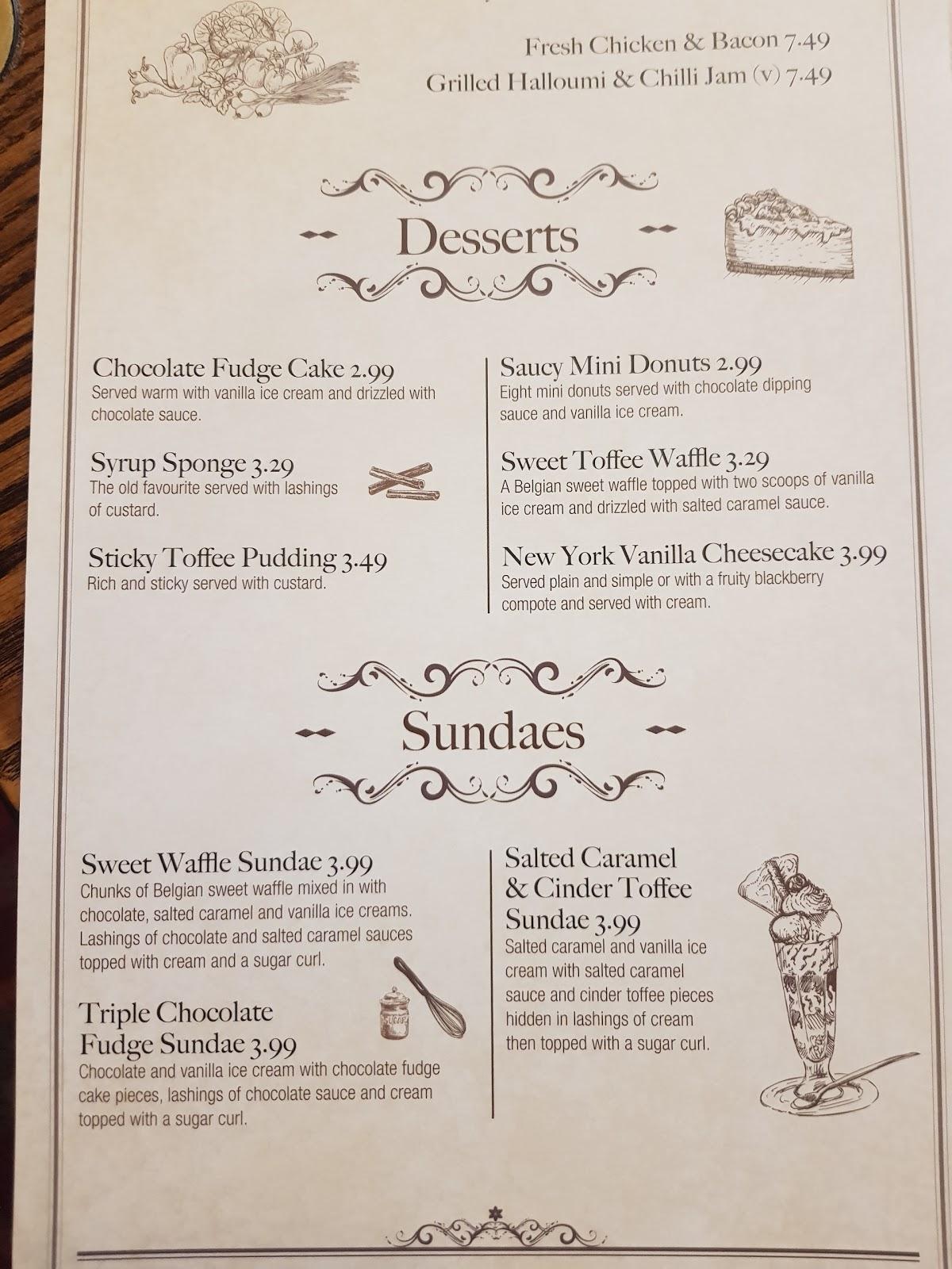 The Great Northern in Langley Mill - Restaurant menu and reviews