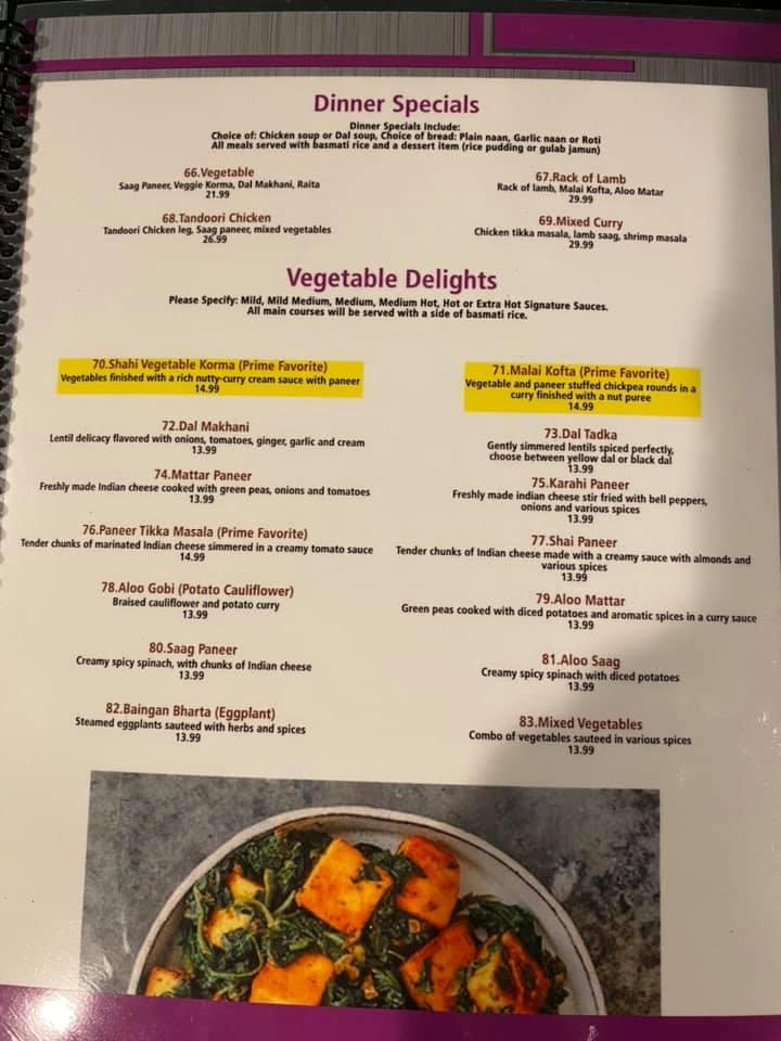 Menu at Prime Bar & Grill, Tehachapi
