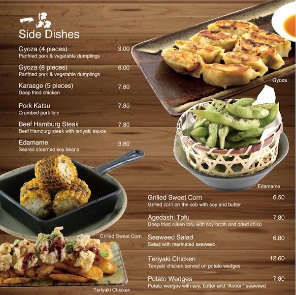 Menu at Hakatamon Ramen Chatswood restaurant, Chatswood
