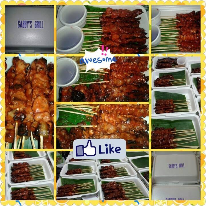 Menu at Gabby's Grill restaurant, Subic, Baraca St.