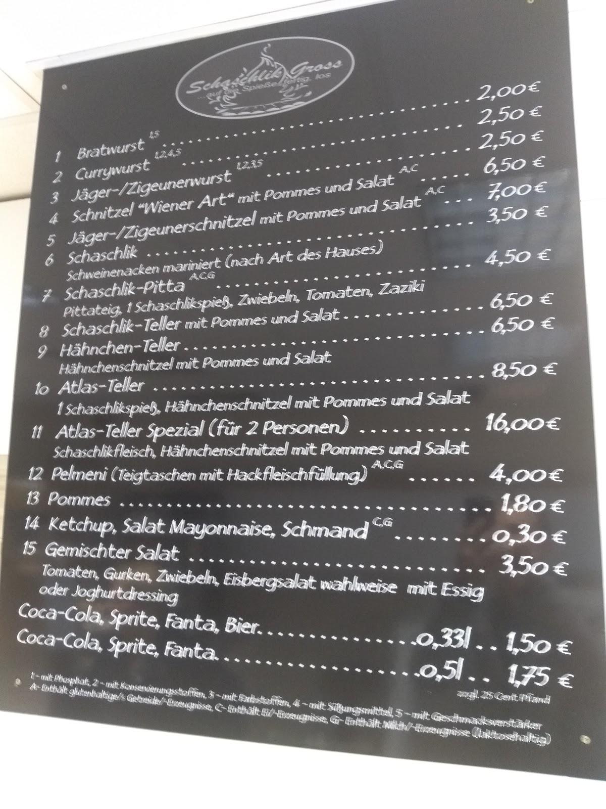 Menu at Gross' Stübchen, Grill- und Backwaren pub & bar, Paderborn