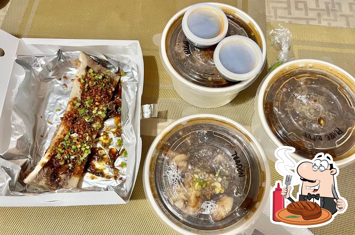 Pares at Sizzling restaurant, Quezon City - Restaurant menu