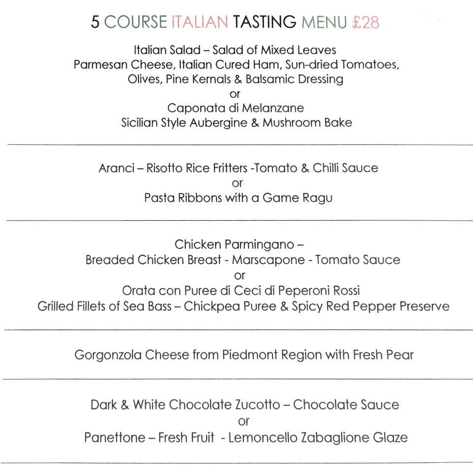Menu at The Lime Tree Restaurant, Limavady, Limavady