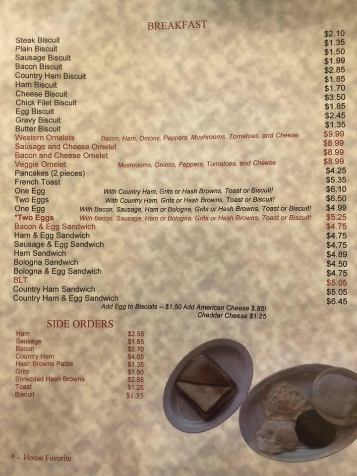 Menu at Theo's Family Restaurant, Greer, SC-101