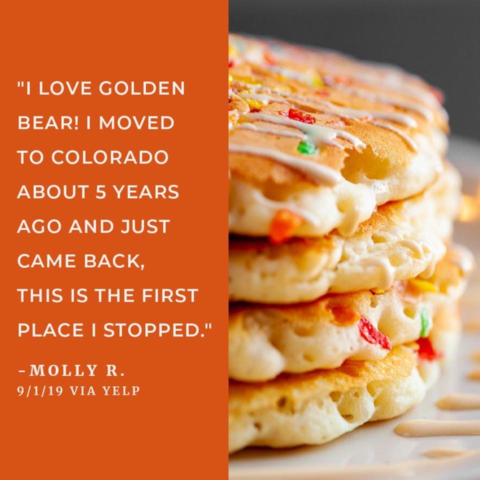 Menu at Golden Bear Pancake & Crepery Restaurants, Alsip