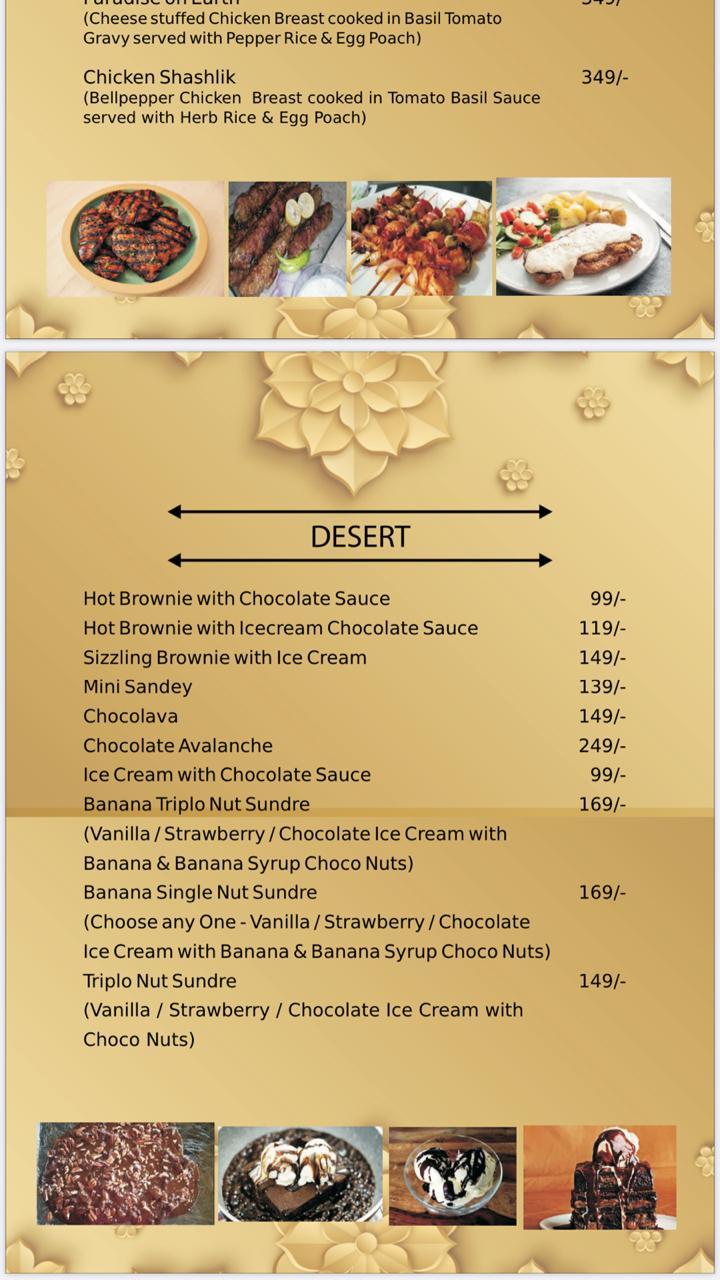 Menu at The Loop Cafe & Restaurant, Kolkata