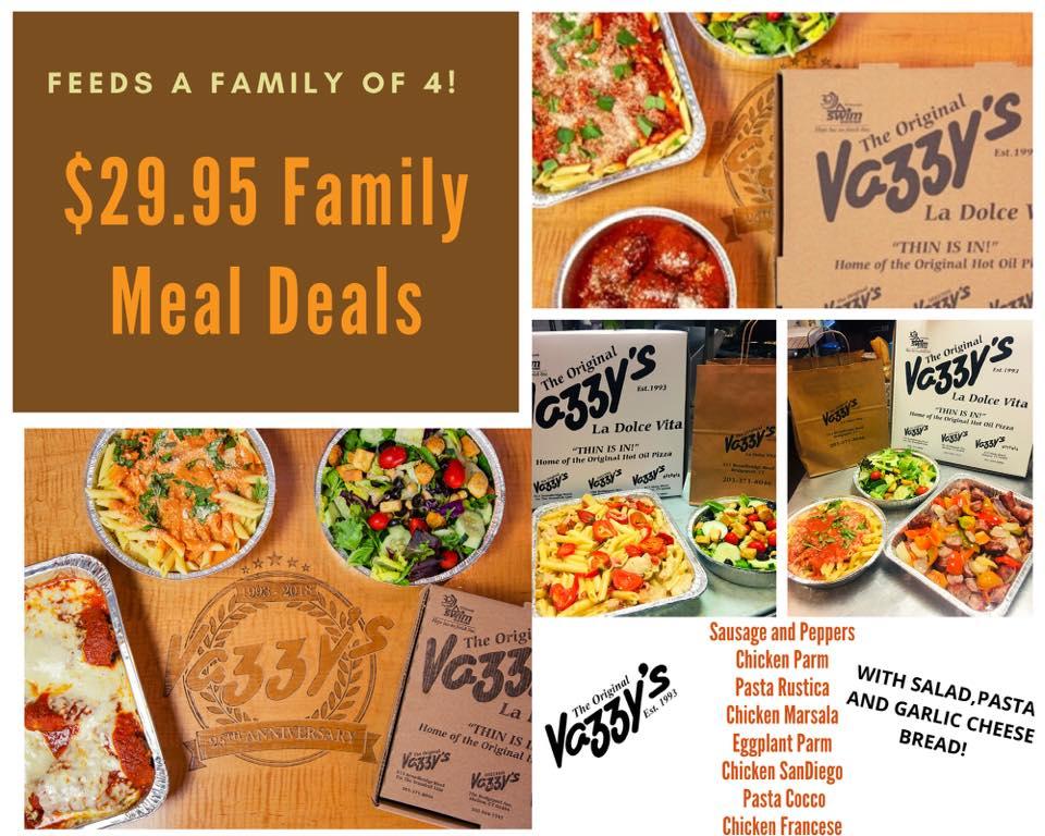 Menu at The Original Vazzy's restaurant, Bridgeport, 513 Broadbridge Rd