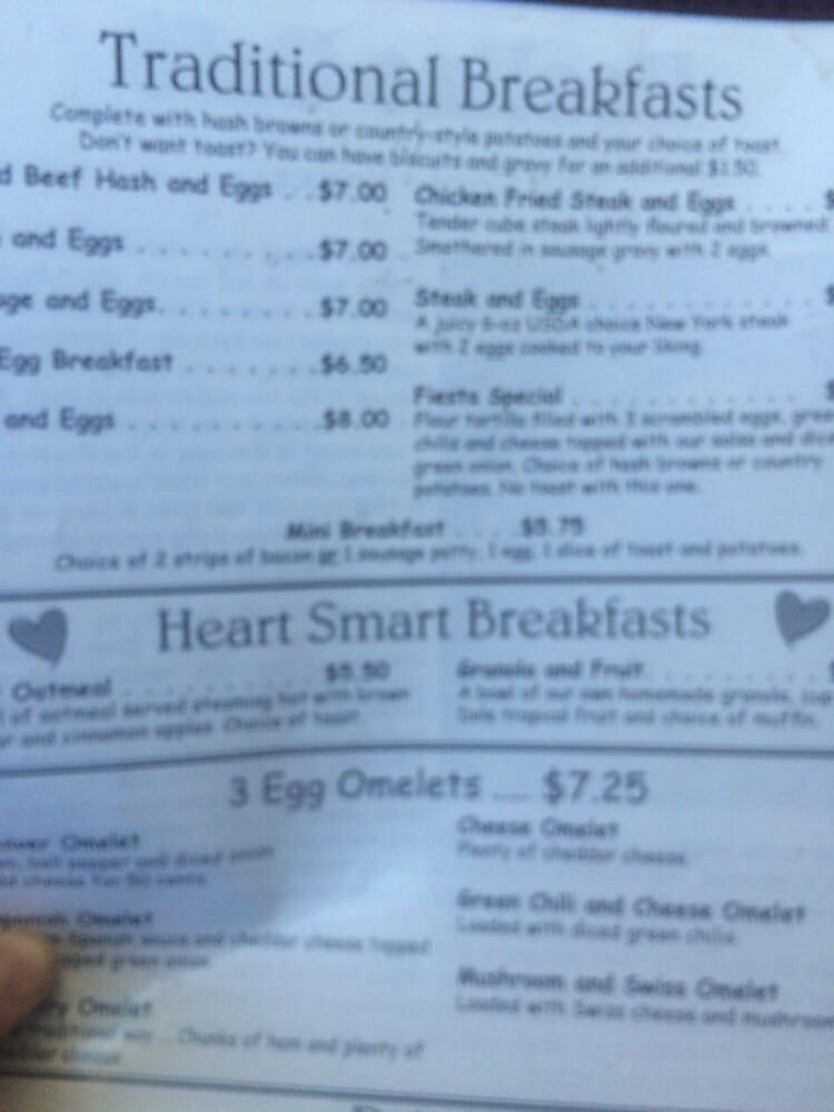 Menu at Beeline Cafe Payson Az, Payson