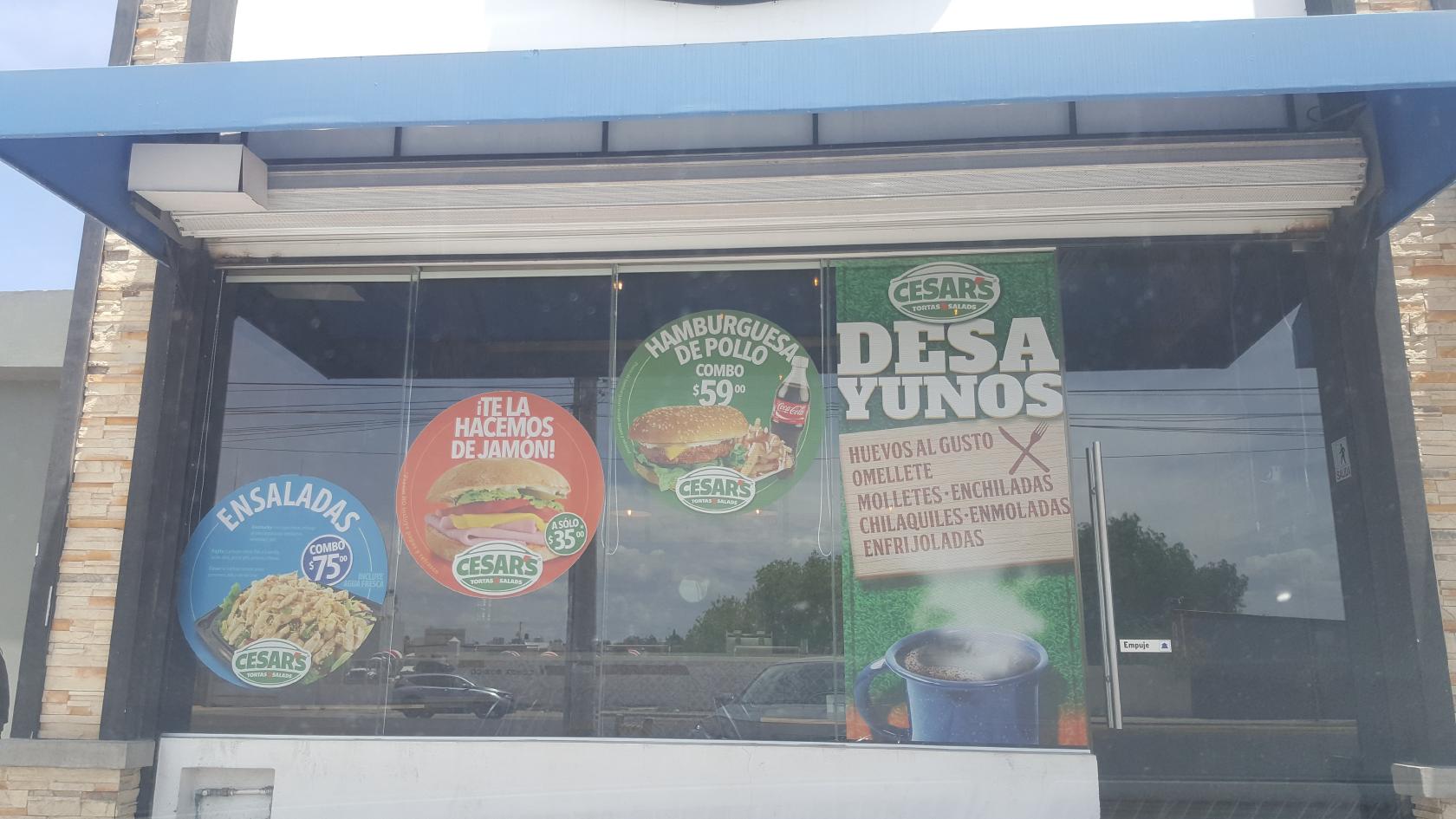 Cesar's Tortas & Salads - Haciendas, Durango - Menú del restaurante ...