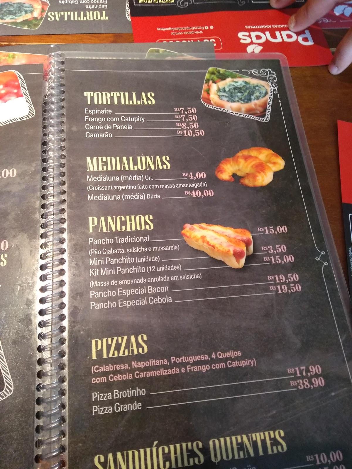Menu em Panas - Empanadas Argentinas restaurante, Porto Alegre, 1235 ...