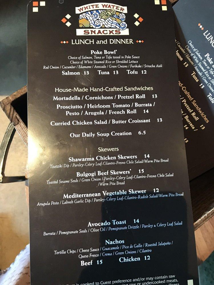 Menu at Craftsman Bar, Anaheim