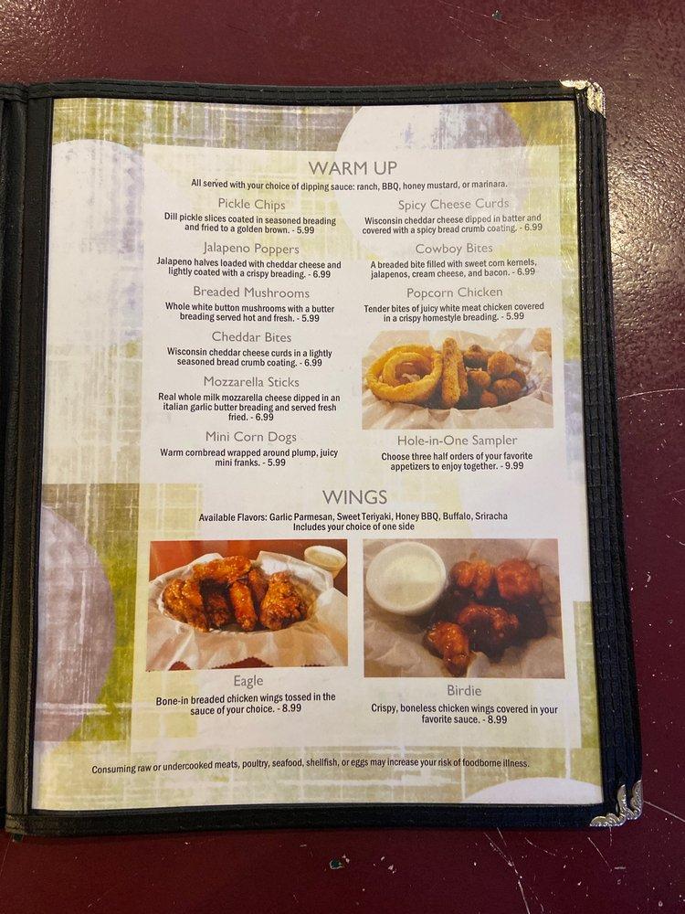 Menu at Sand Trap Bar & Grill, Phillipsburg