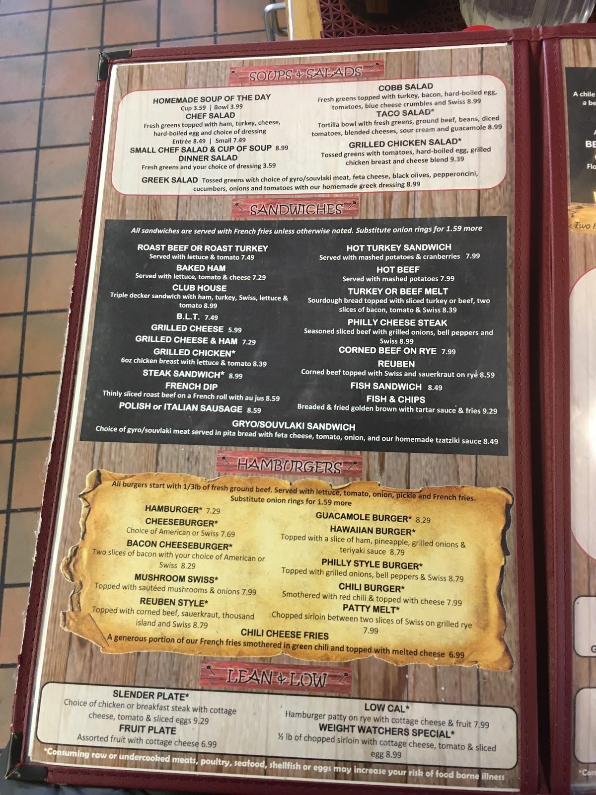 Menu at Appleridge Cafe, Wheat Ridge
