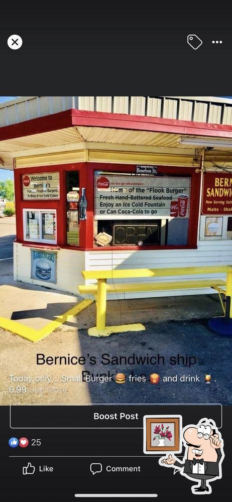 Bernice's Sandwich Shop in Bunkie - Restaurant menu and reviews