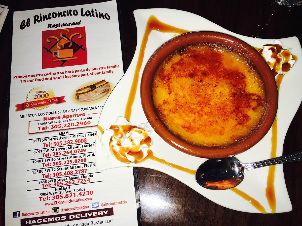 Menu at El Rinconcito Latino Kendall restaurant, Kendall West, SW 142nd Ave