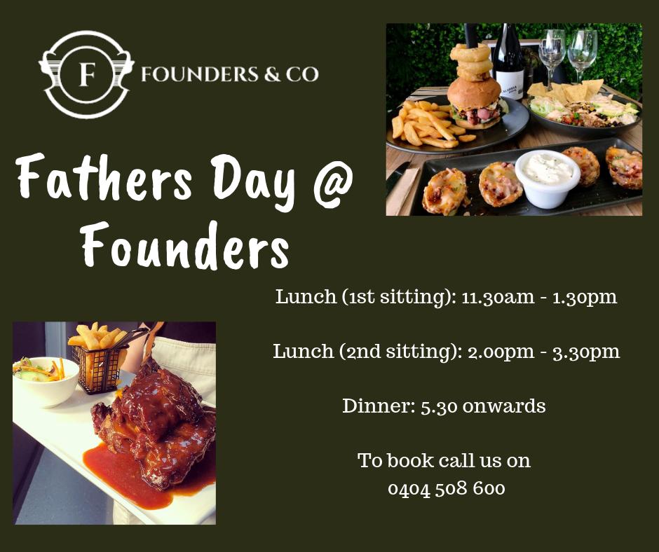 Menu at Founders & Co restaurant, Lara