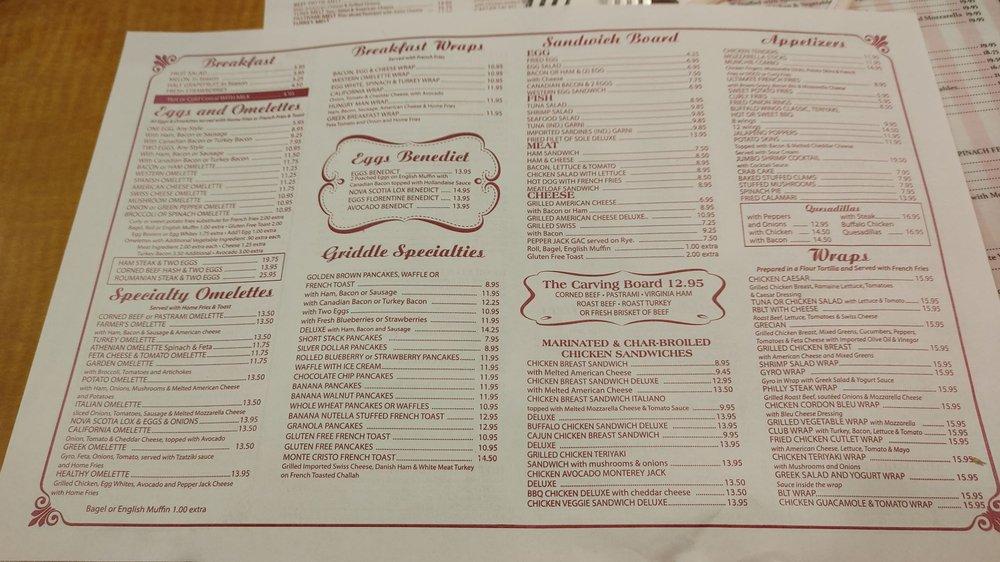 Menu at Apollo Restaurant Diner, East Meadow