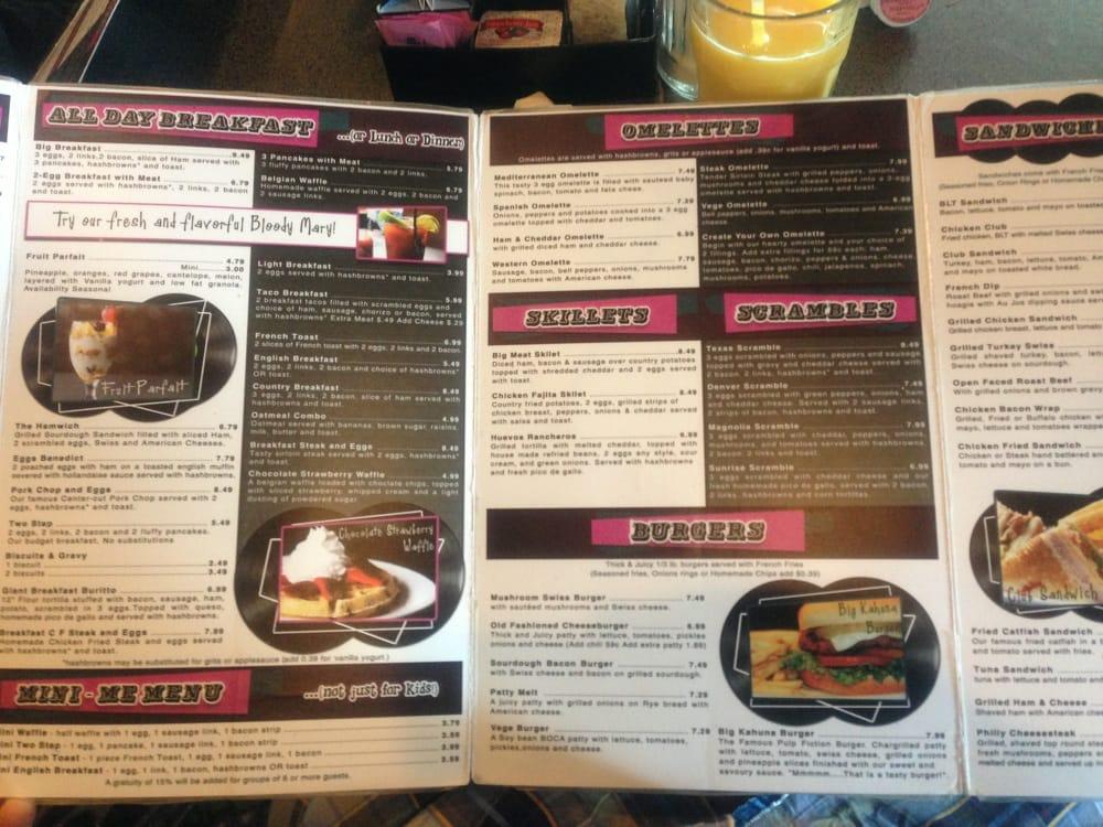 Menu at Magnolia Diner pub & bar, Montgomery