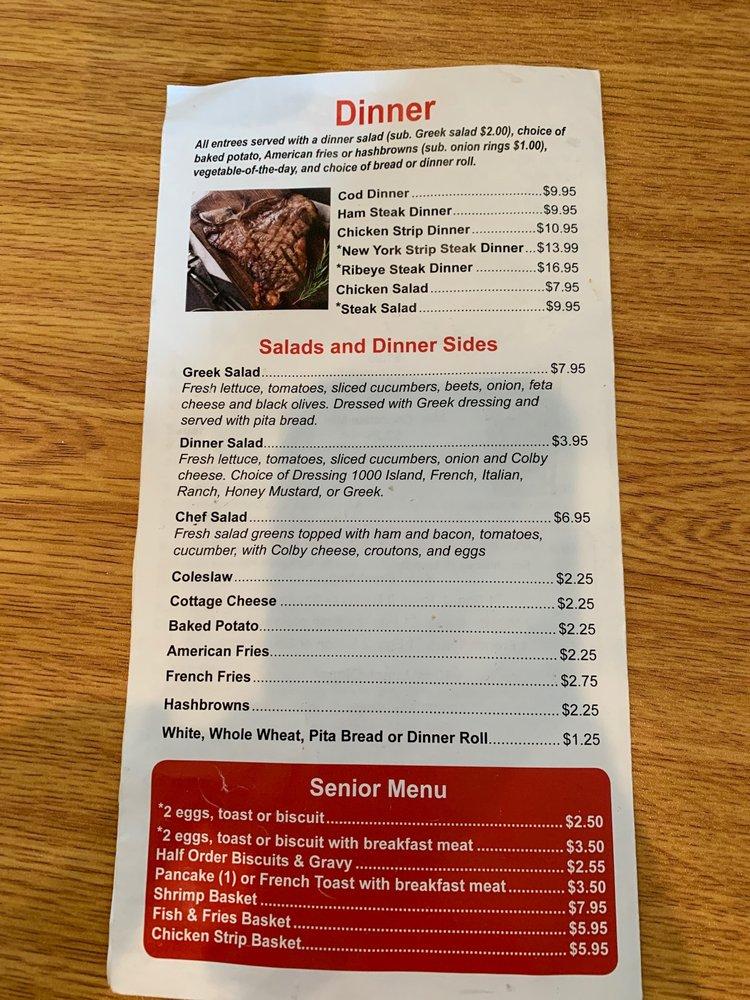 Menu at R&R Grill restaurant, Battle Creek