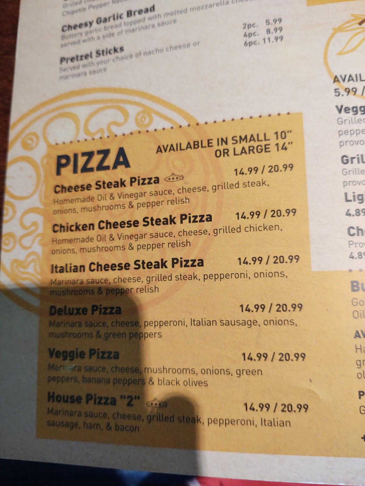 Menu at Submarine House pub & bar, Huber Heights, Taylorsville Rd