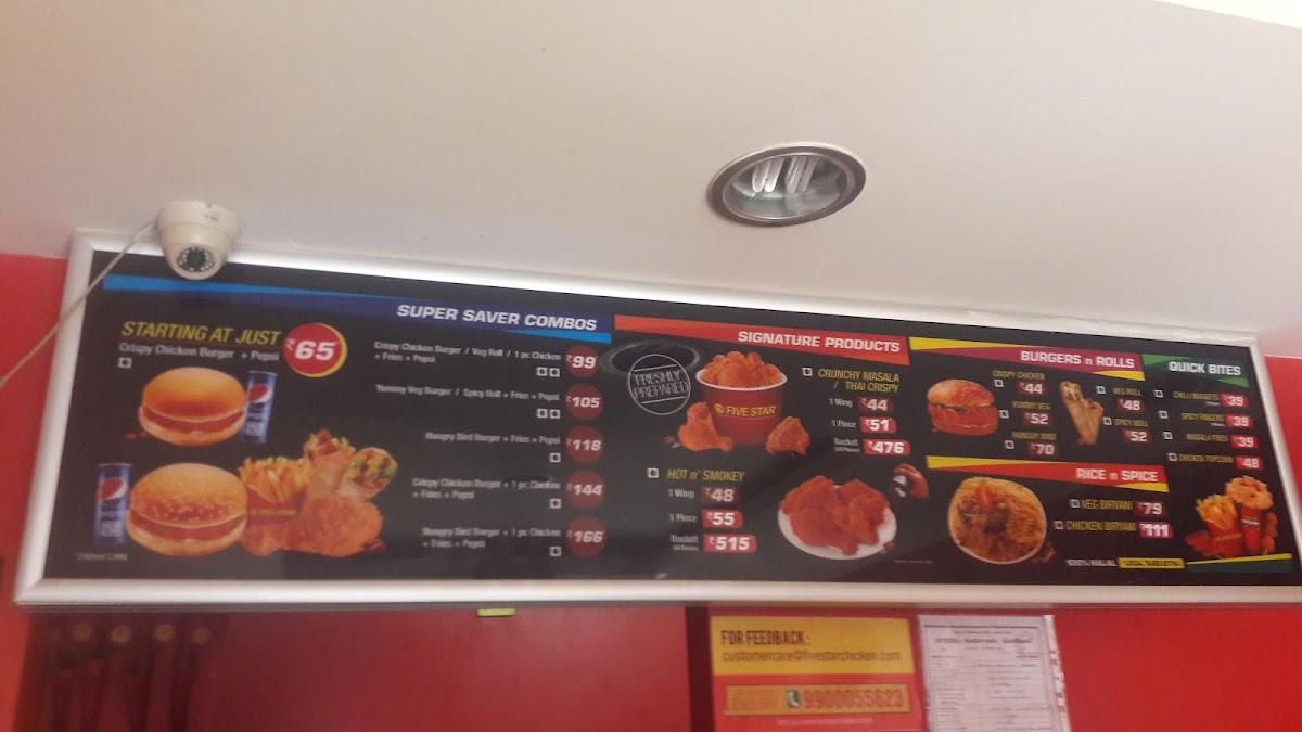 Menu at Five Star Chicken, Hoskote, Bangalor