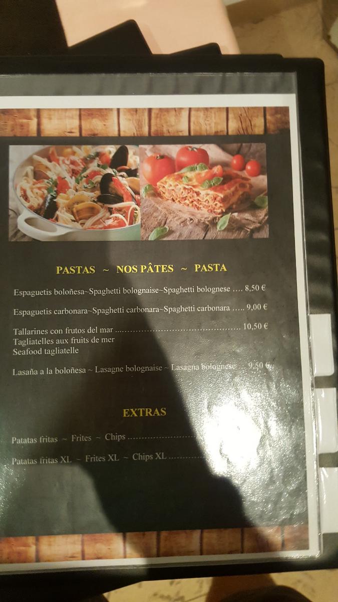 Philippe Restaurant Menu