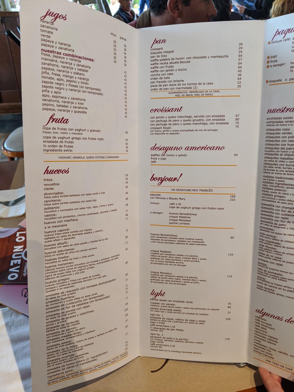 Carta de Con Sabor a Café, Irapuato, Calle Av Casimiro Liceaga 195