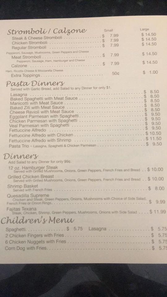 Menu at Famous Subs & More restaurant, Martinsville