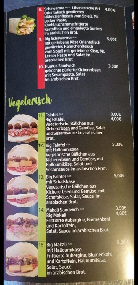 Speisekarte von Mr. Lecker, orientalische Spezialitäten restaurant ...