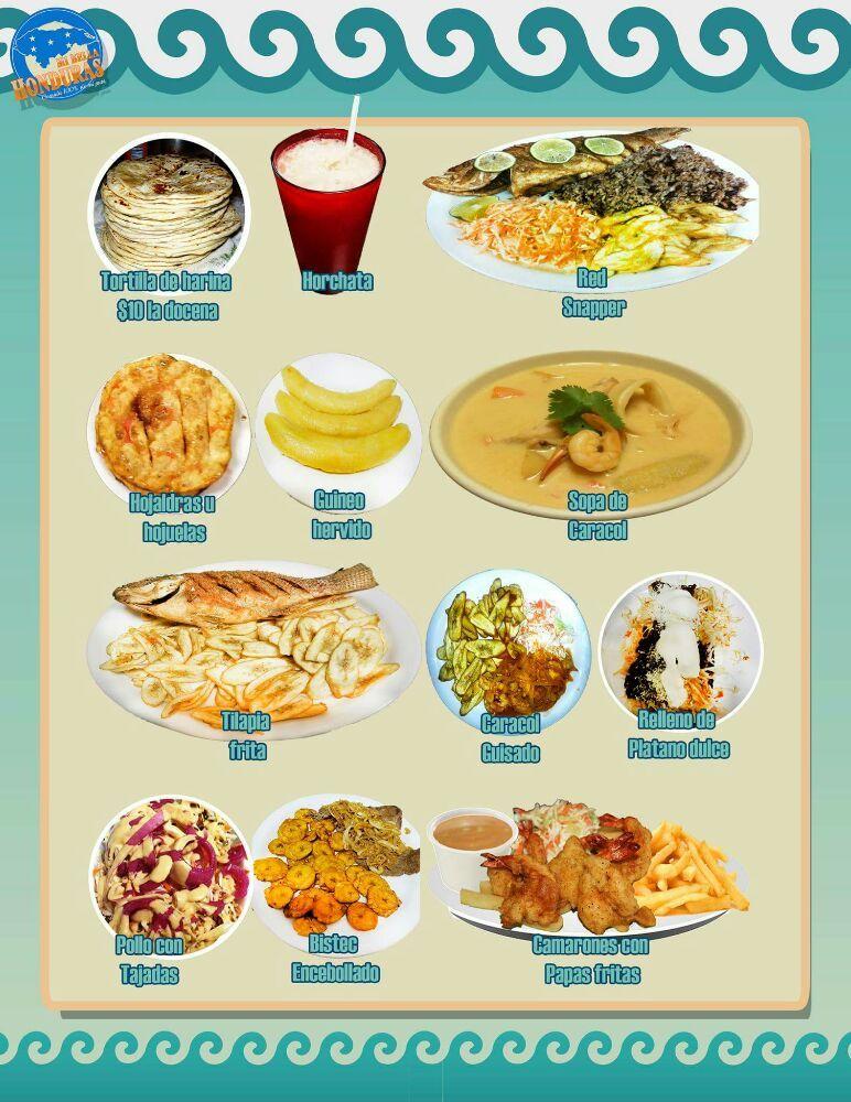 Menu at Mi Bella Honduras RESTAURANT., Federal Way