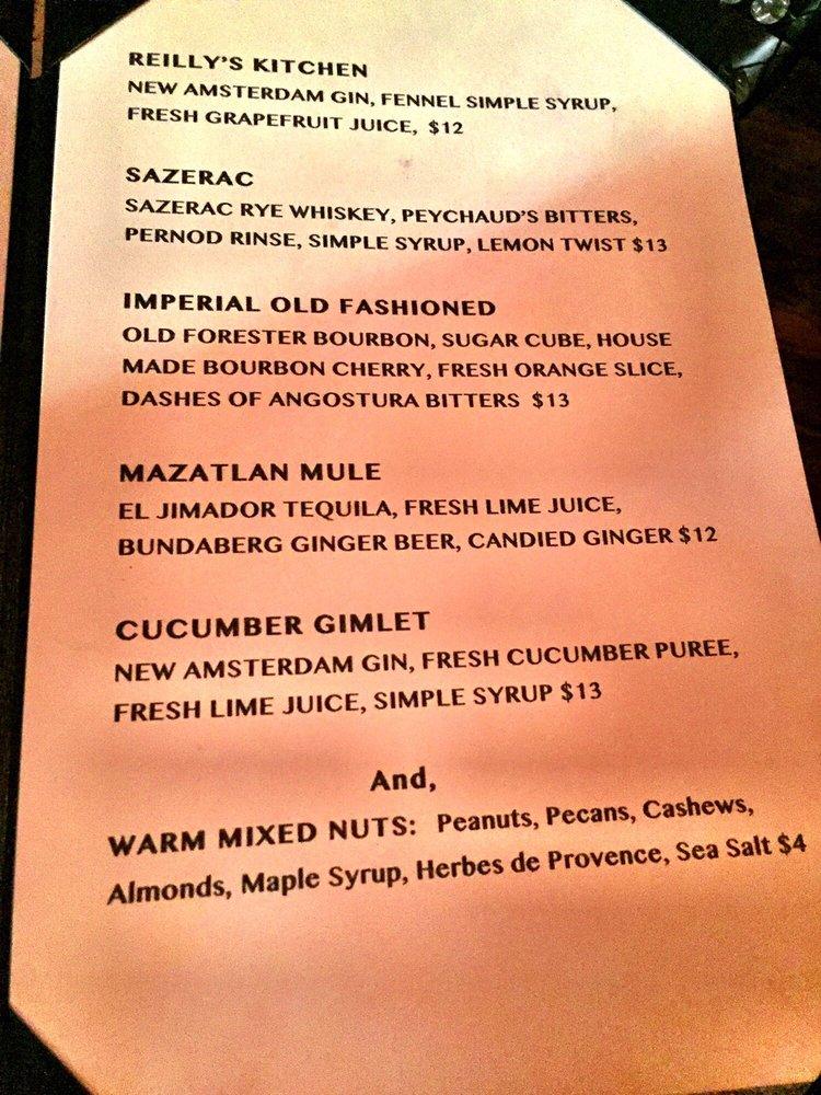 Menu at The Imperial pub & bar, Goleta