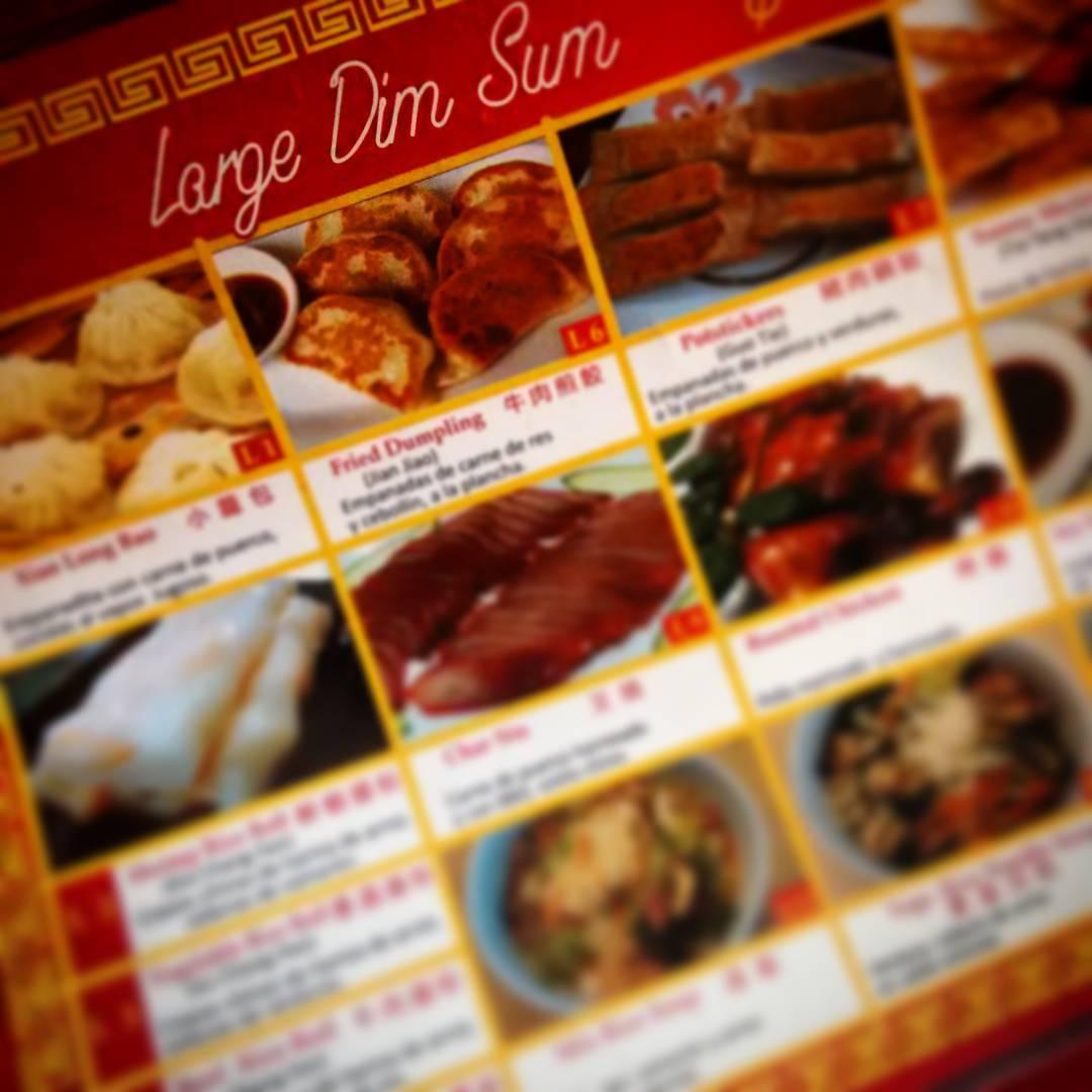 Menu at Taiwan Dim Sum restaurant, Monterrey