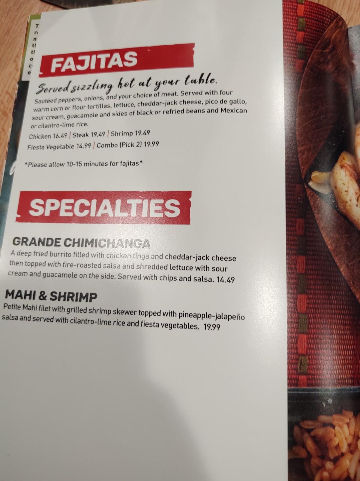 Menu at Zona Cocina pub & bar, Saint Paul