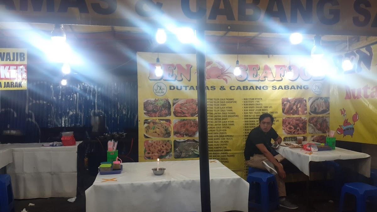 Menu at Ben Seafood Sabang restaurant, Central Jakarta