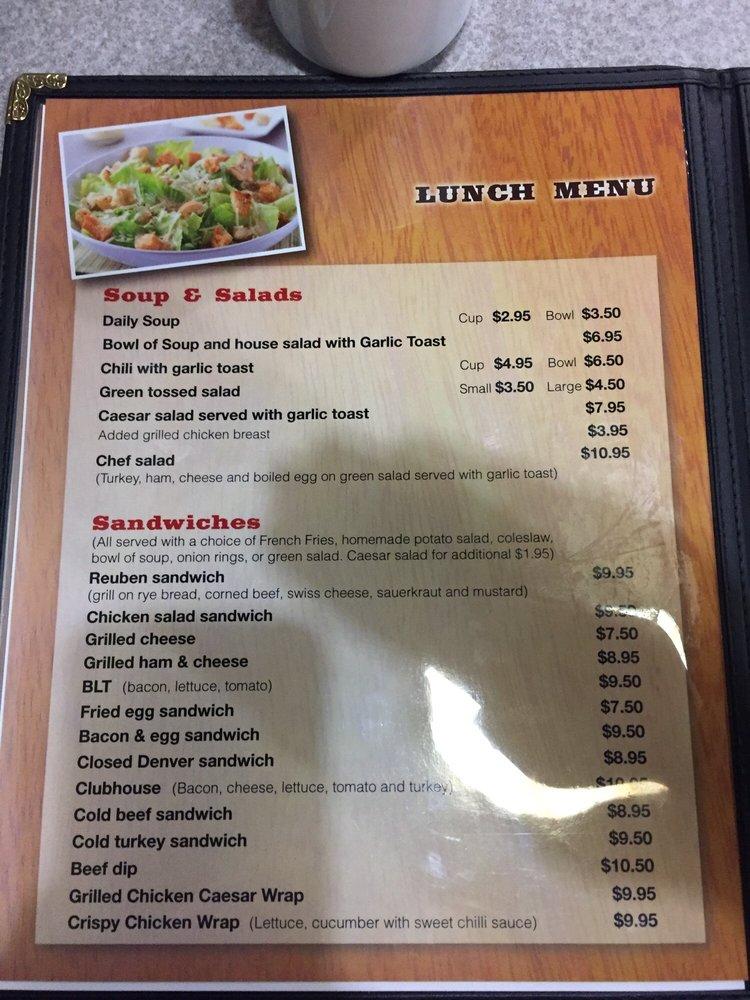 Menu at Country Cookin restaurant, Edmonton