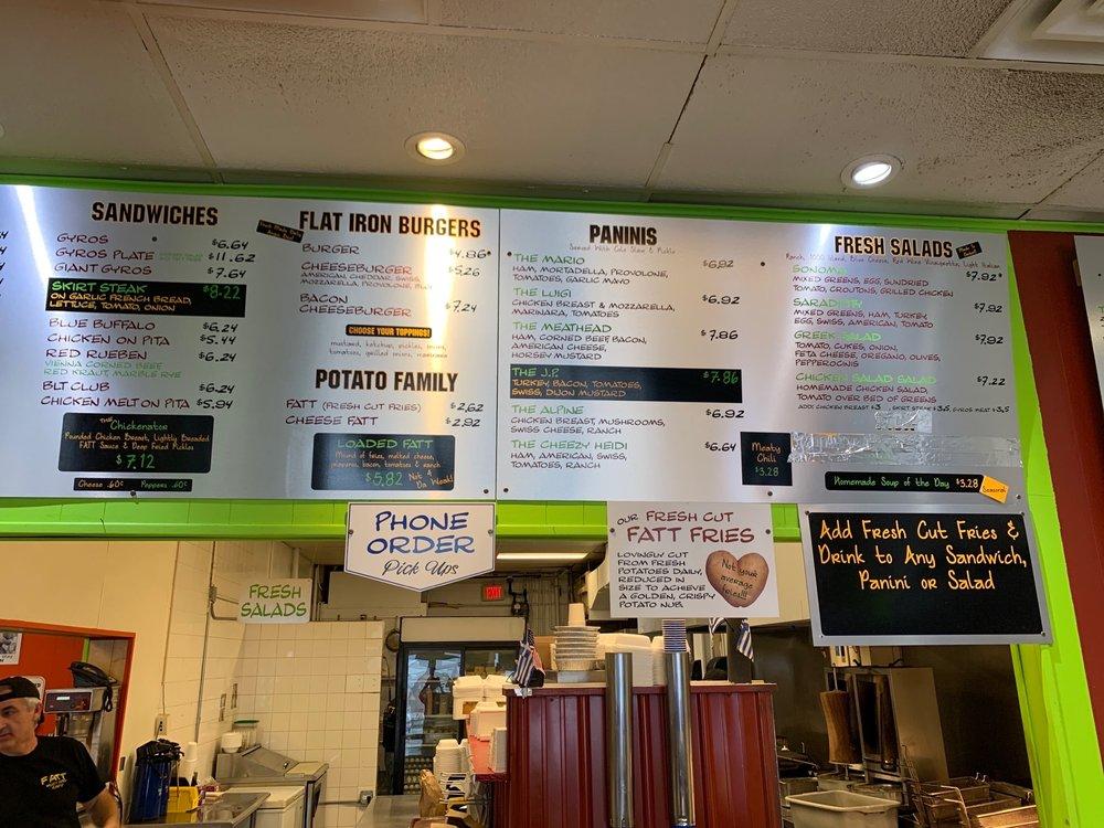 Menu at Fatt Mustard Cafe, Elk Grove Village