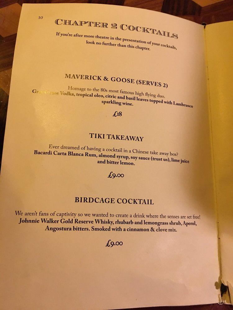 Menu at Panda & Sons pub & bar, Edinburgh
