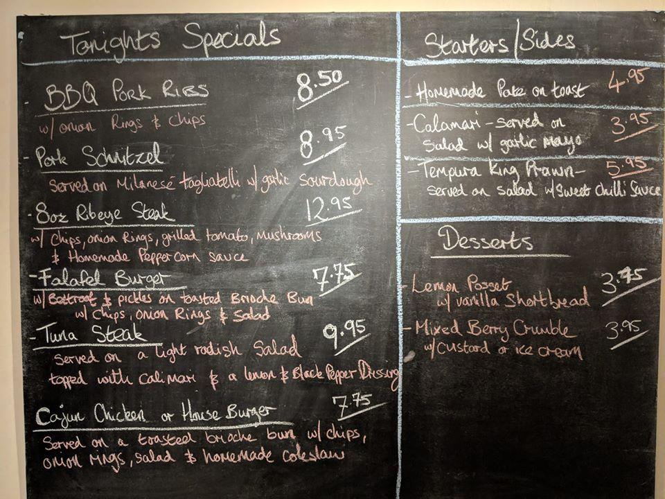 Menu at The Cherry Tree Cafe, Littleborough