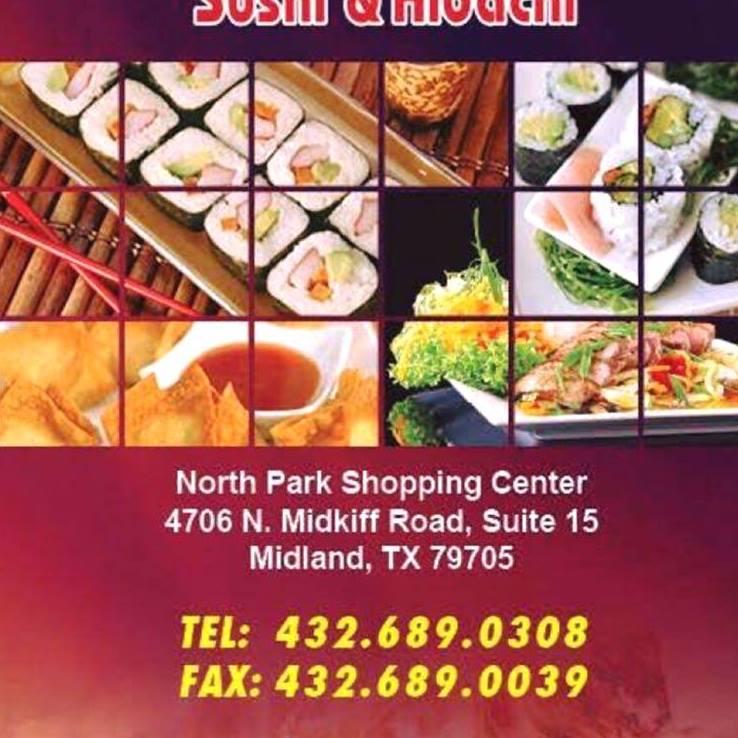 Menu at Sumo Sushi & Hibachi restaurant, Midland