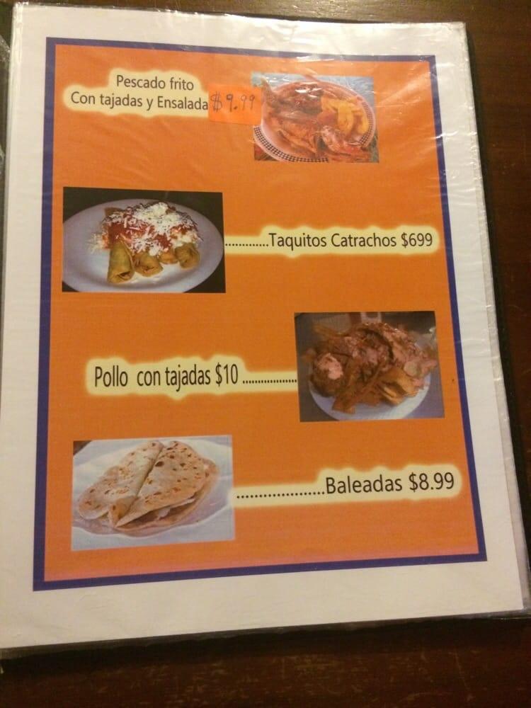 Menu at Tako Tako restaurant, Richmond