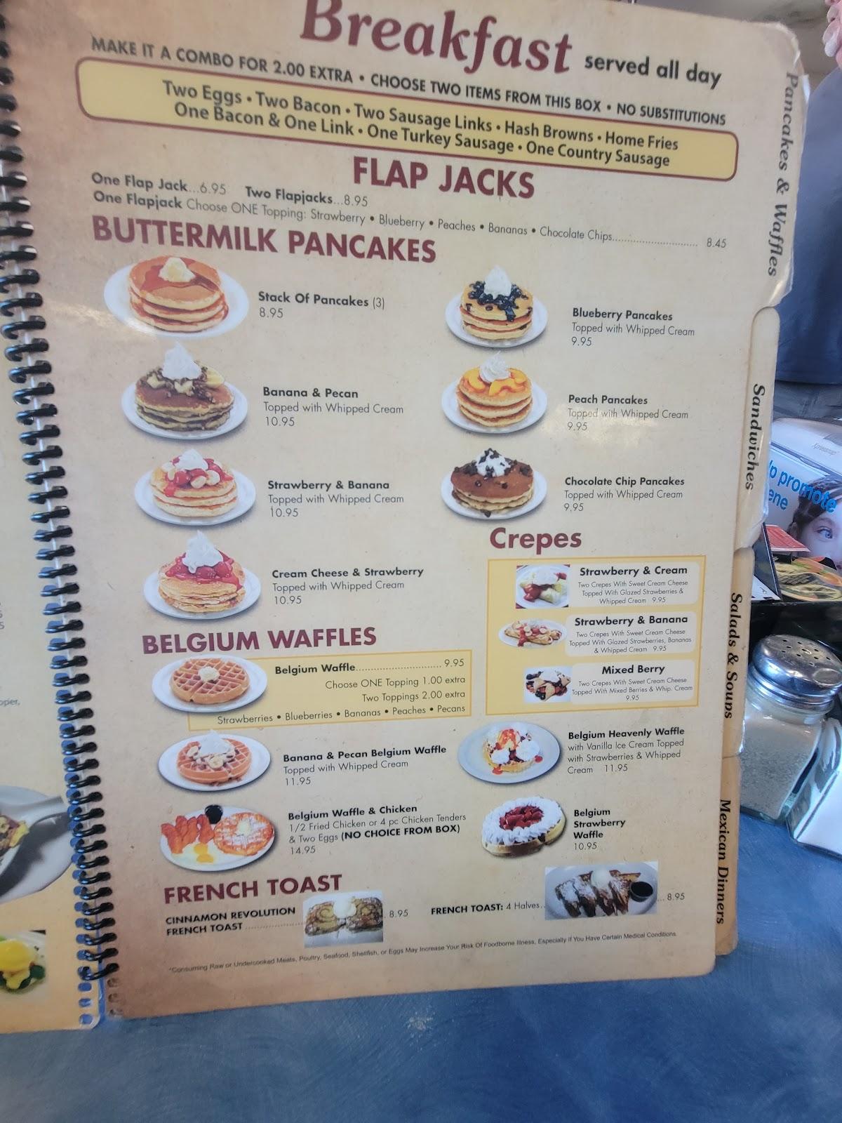 Menu at Brandon's Diner restaurant, Rancho Cucamonga, Base Line Rd