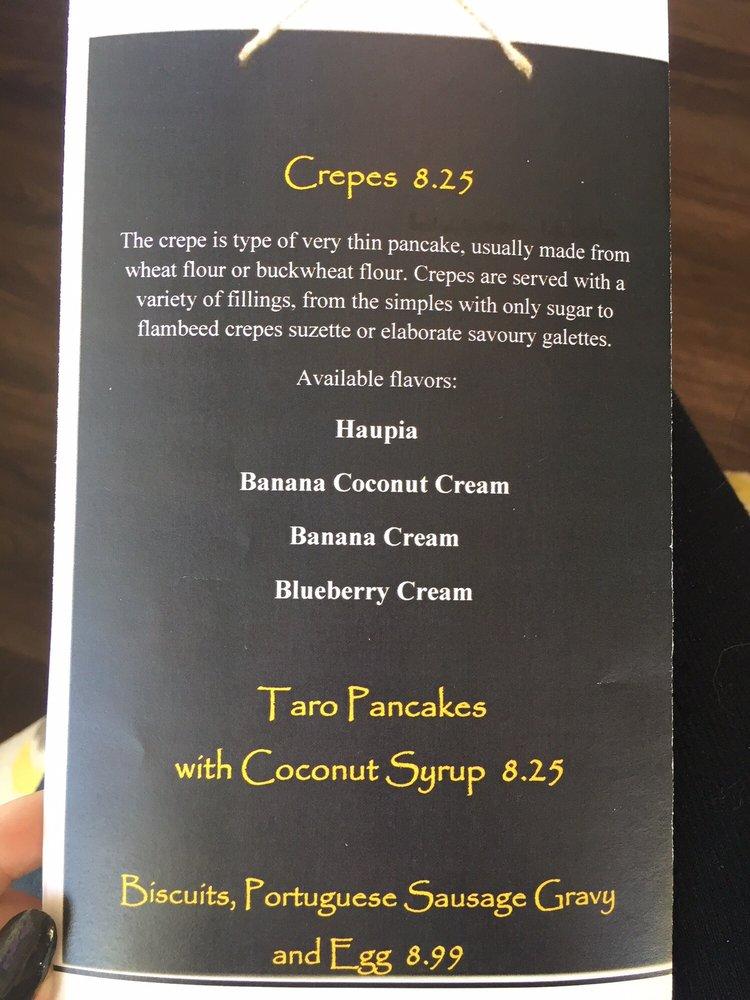 Menu at Island Plate Lunch restaurant, Tucson, N Campbell Ave