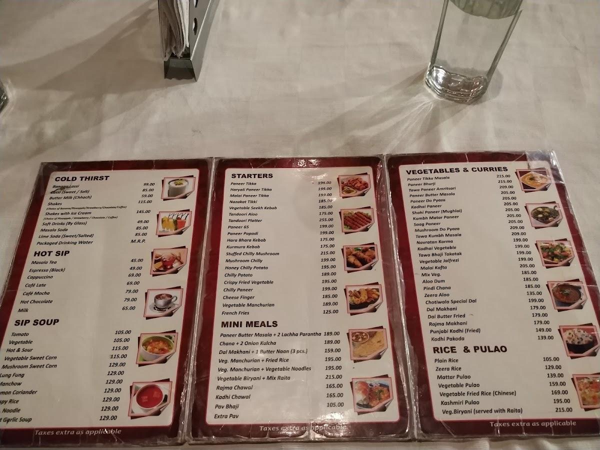 Menu at Chotiwala By The Ganges, Rishikesh, Ram Jhula Car Parking First ...