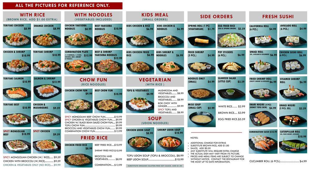 Menu at Edo Grill restaurant, San Anselmo