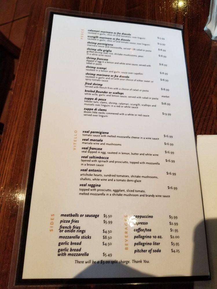 Menu at Forte Pizzeria, Caldwell